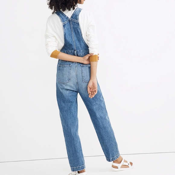 Madewell | Jeans | Madewell Straightleg Overalls In Hickory Wash | Poshmark